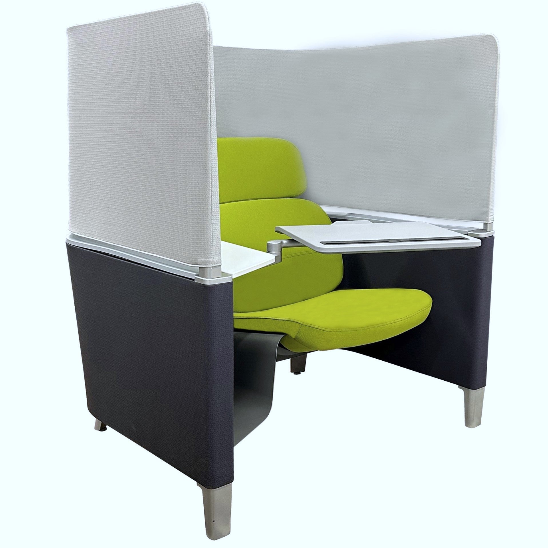 Steelcase Brody Privacy Lounge Chair & Study Pod, Green Seat - Preowne ...