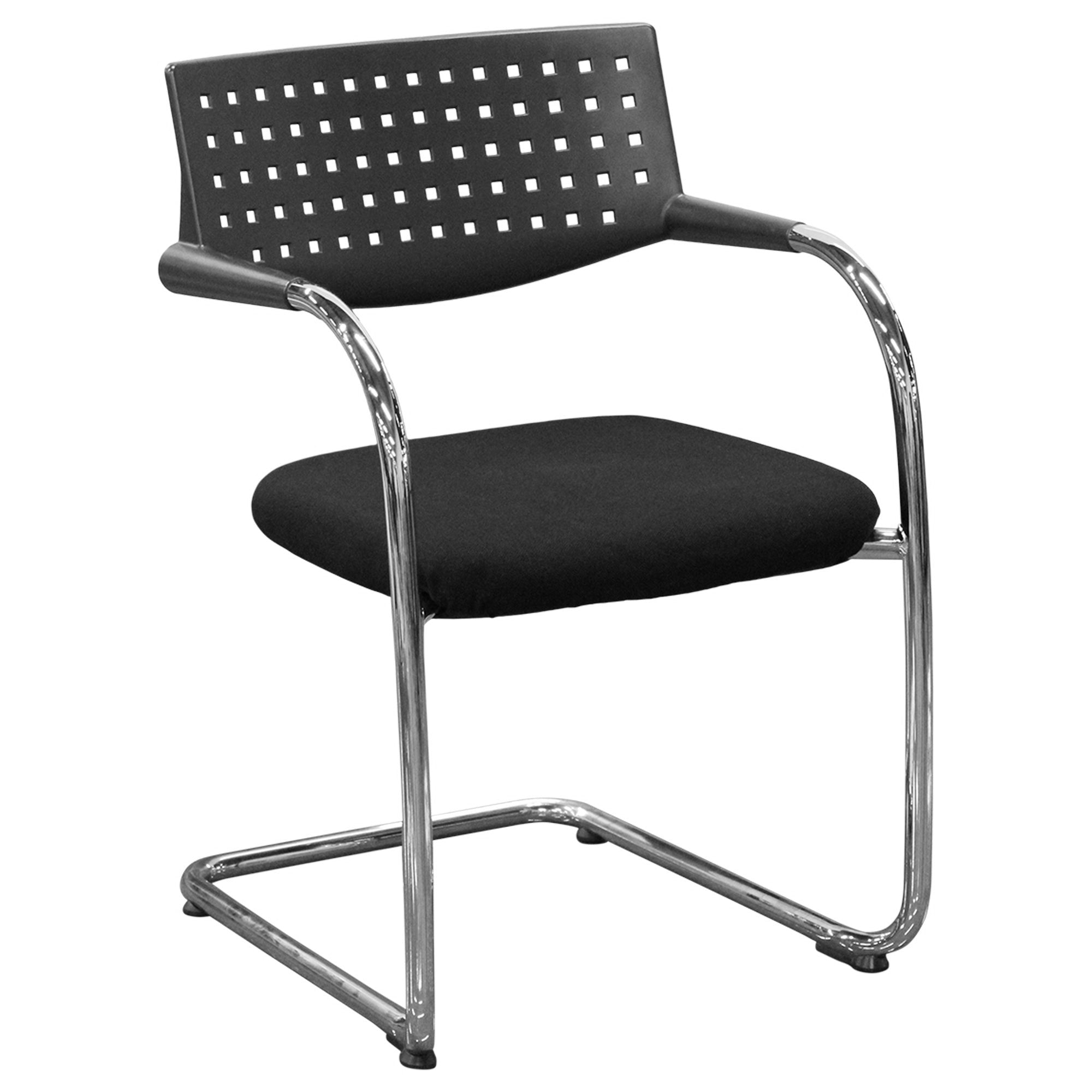 Vintage Visa Vis Guest Chair by Antonio Citterio for Vitra Black Preowned