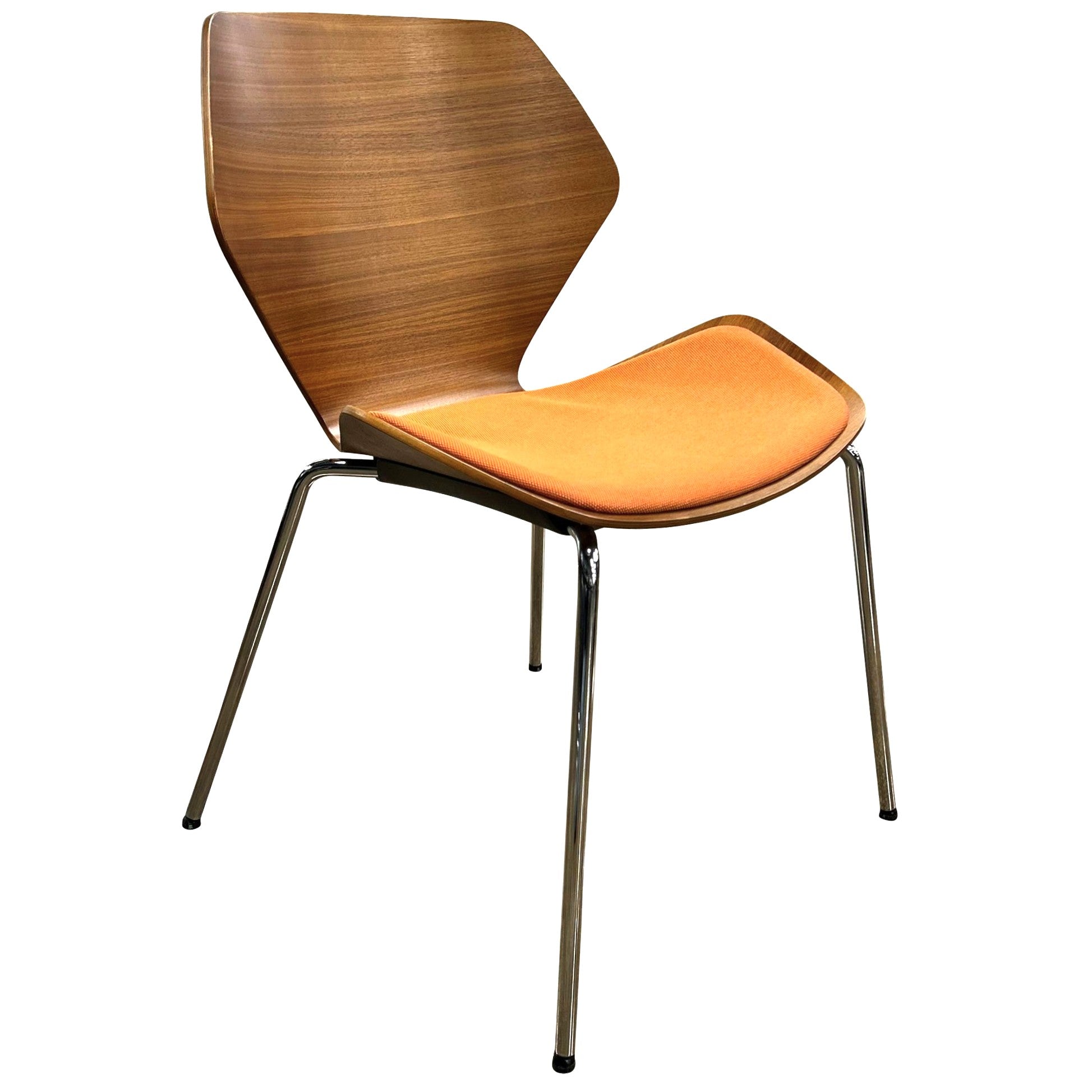 Davis Ginko Stack Chair, Walnut - Preowned – Rework Office Furniture