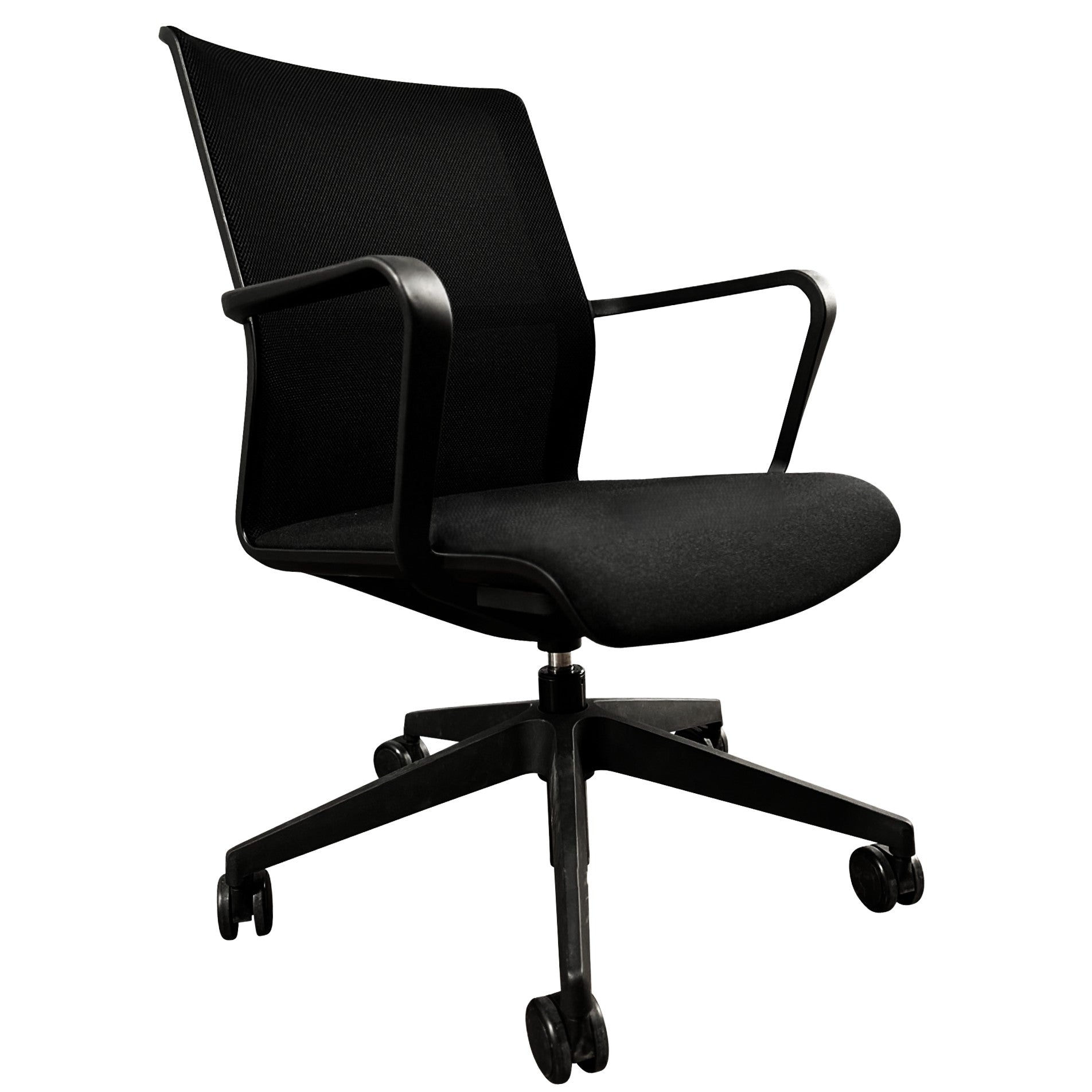 Allermuir Senator Circo Ergonomic Conference Chair, Matte Black - Preo ...