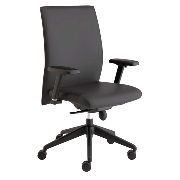 Compel Maxim Ergonomic Task Chair - Black - New CLOSEOUT – Rework ...