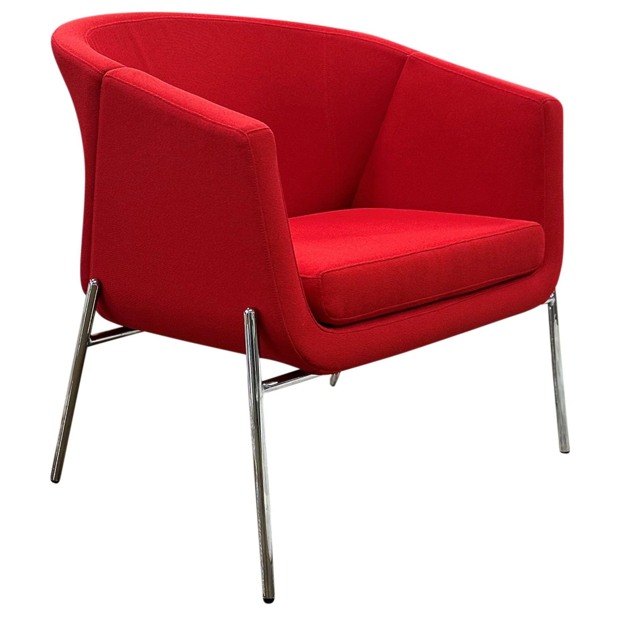 Encore Fling 4-Leg Lounge Chair, Medium Delight Red - Preowned – Rework ...